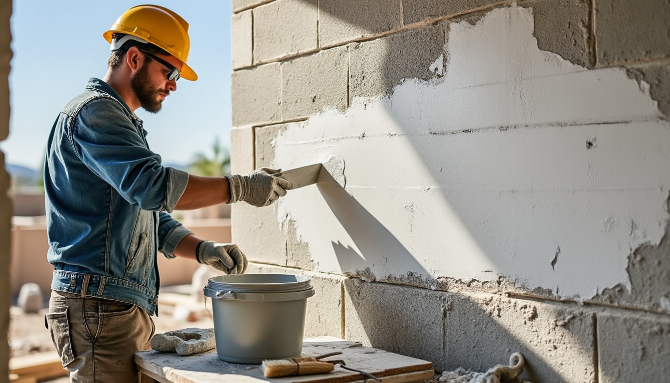 Recouvrir un mur en parpaing : choisir le bon enduit pour un résultat ...