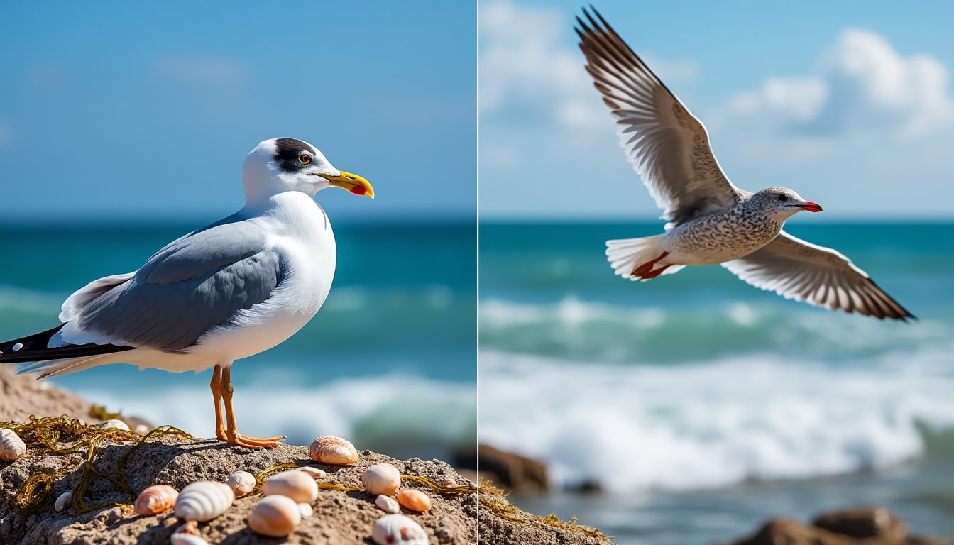 Mouette ou goéland : savoir les différencier en un clin d'œil