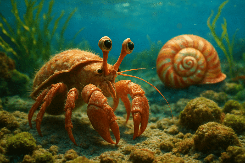 Bernard-l'hermite : le génie des coquilles ambulantes