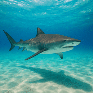 Requin-tigre : le colosse discret des océans
