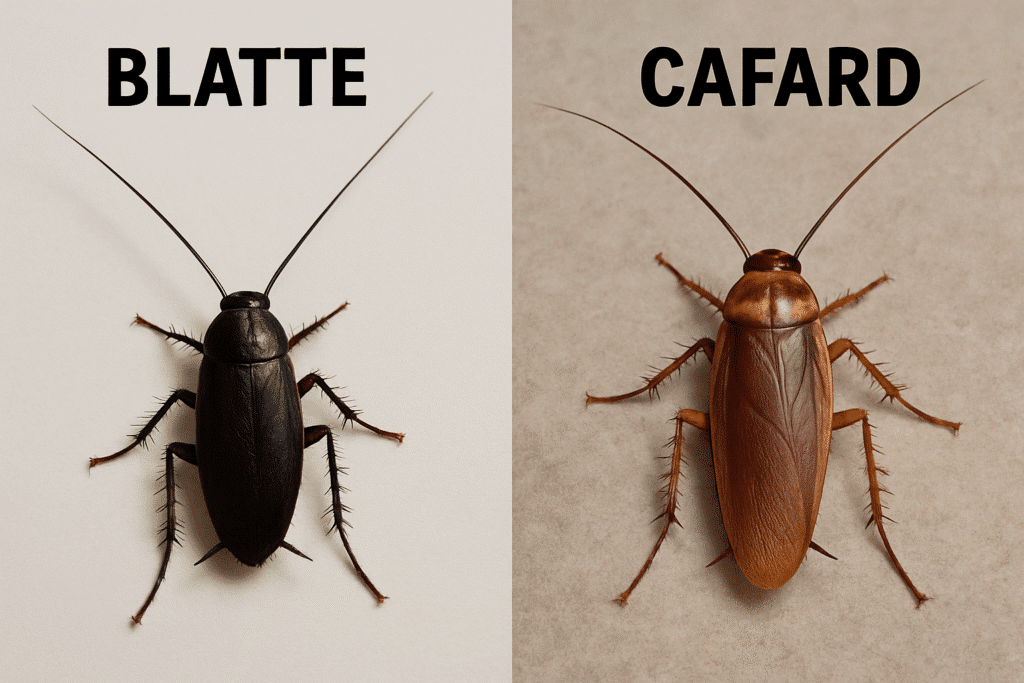 Blattes vs Cafards : Comment les différencier