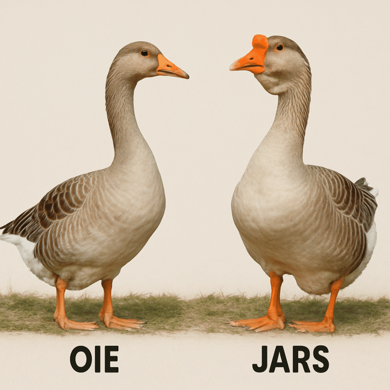 Comment différencier une oie d'un jars : astuces simples