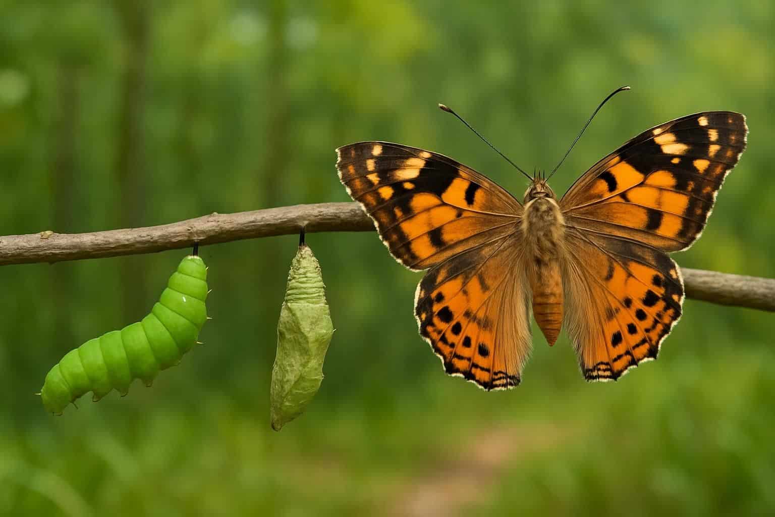 De la chenille au papillon : un voyage magique